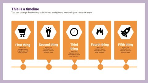 Points Timeline. Free downloadable infographics for your presentations