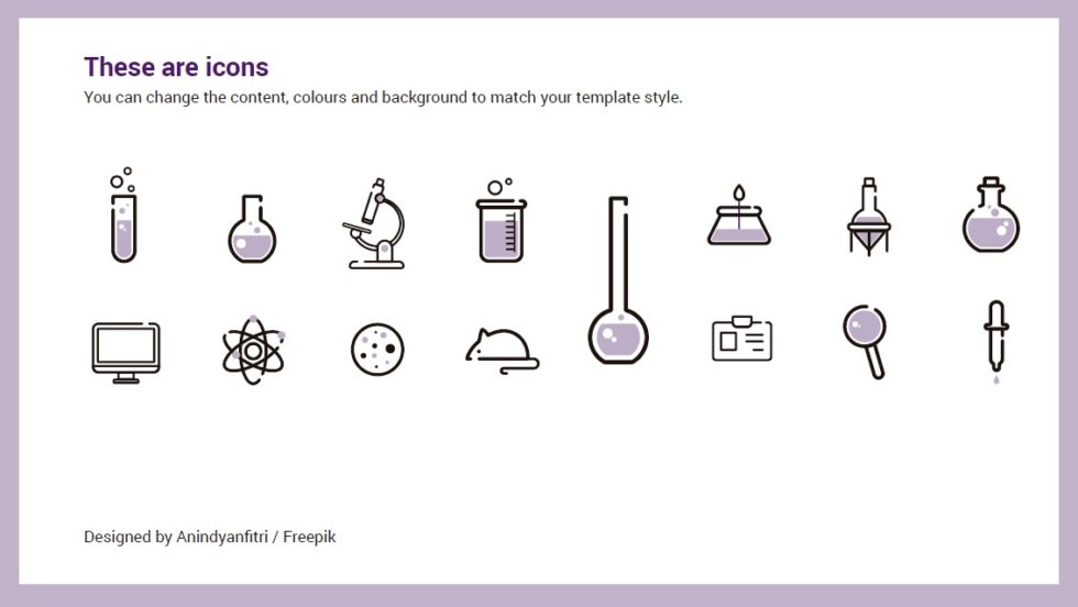 Science. Downloadable icons for your presentations