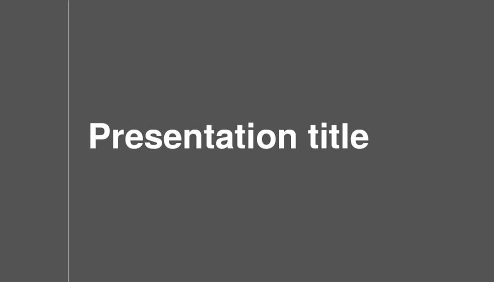 Serious. Free Power Point Template, Google Slides and Keynote theme ...