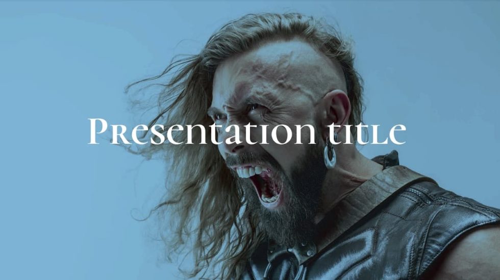 Vikings ? Free Presentation Theme Template. Power Point, Google Slides ...